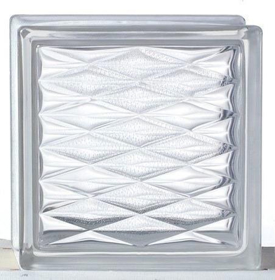 Clear Lattice Glass Blocks 190*190*80mm Glass Brick - Buy china glass ...