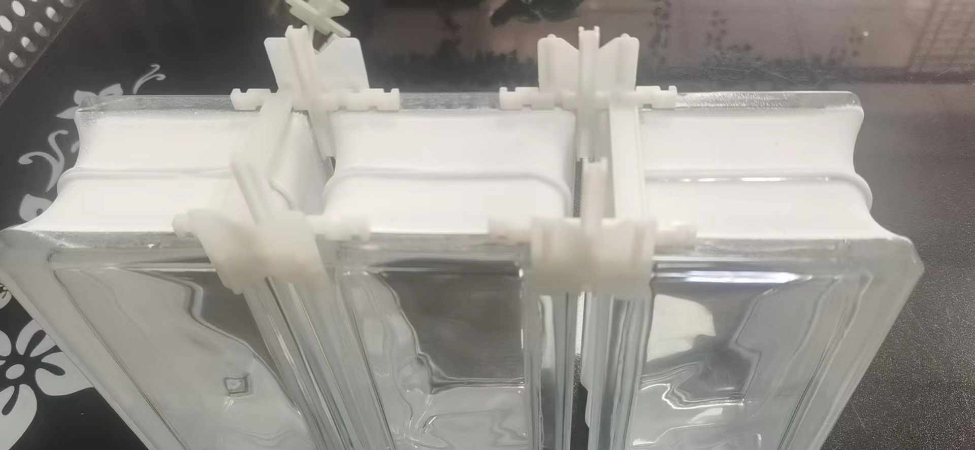 Hollow glass block project in UAE completed! Great job! - HESHAN RATO ...